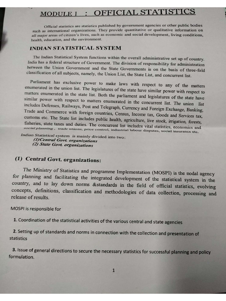 Statistics Calicut University | PDF