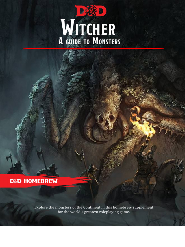 Witcher - A Guide To Monsters (Cut Content and Witcher 2 Update) - The ...