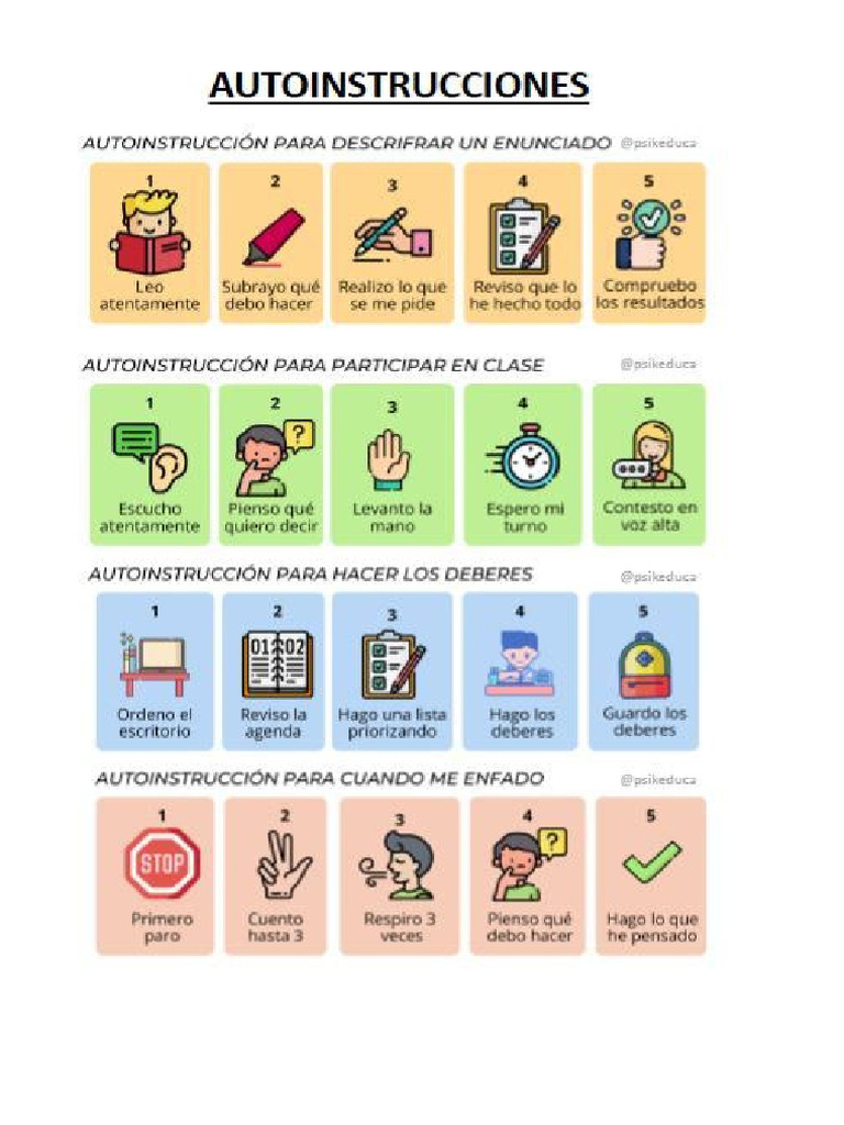 Autoinstrucciones Varias | PDF