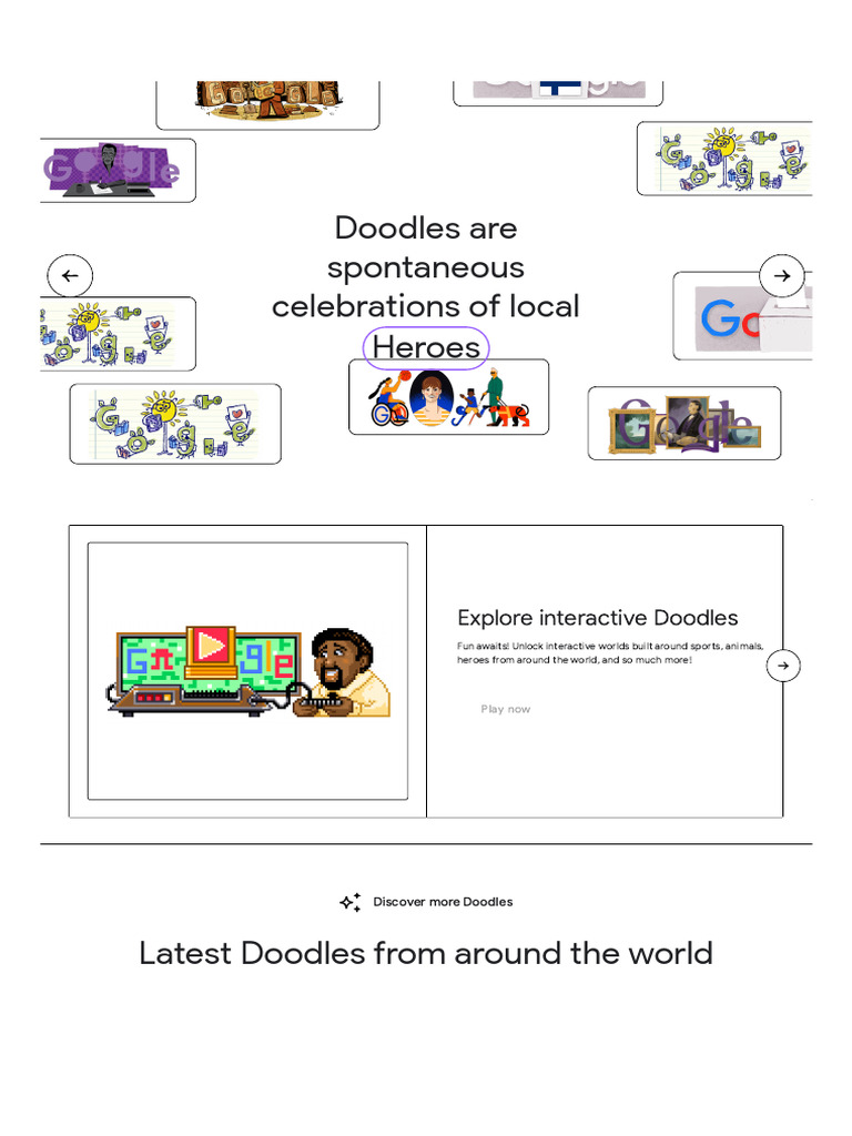 Explore Latest Google Doodles | PDF