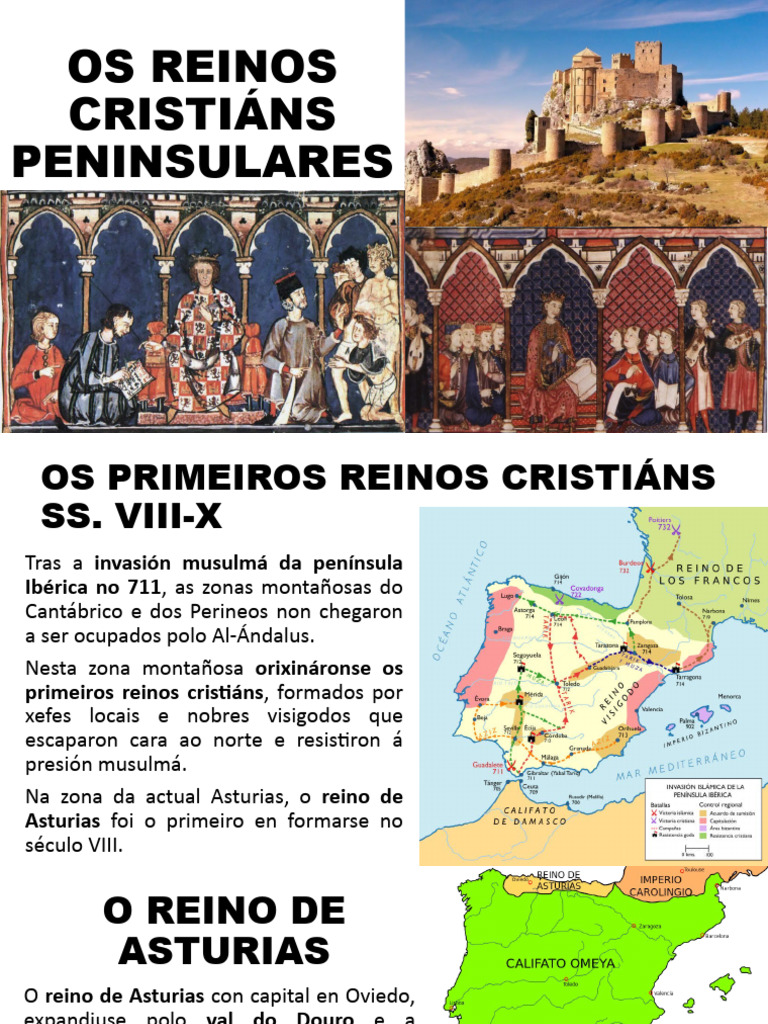 Os Reinos Cristiáns Peninsulares | PDF