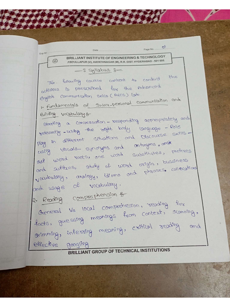 ACS Lab Record | PDF