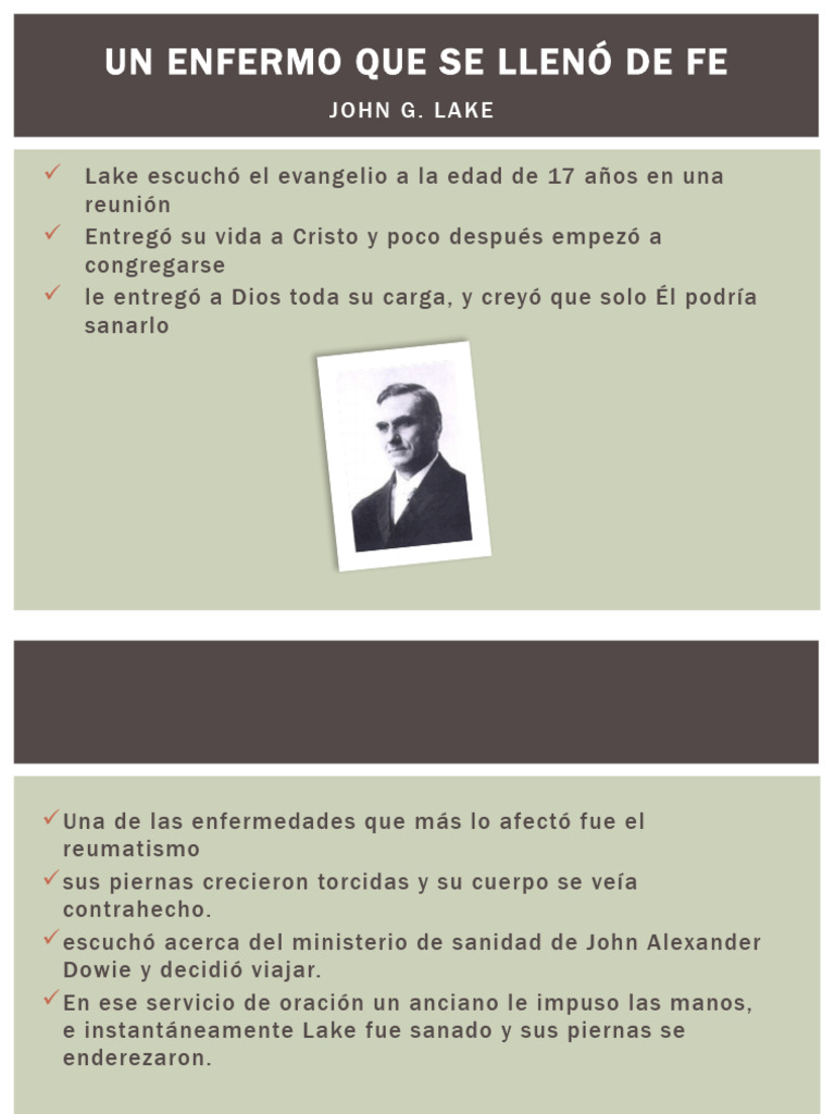 John Lake - Misionero | PDF | Oración