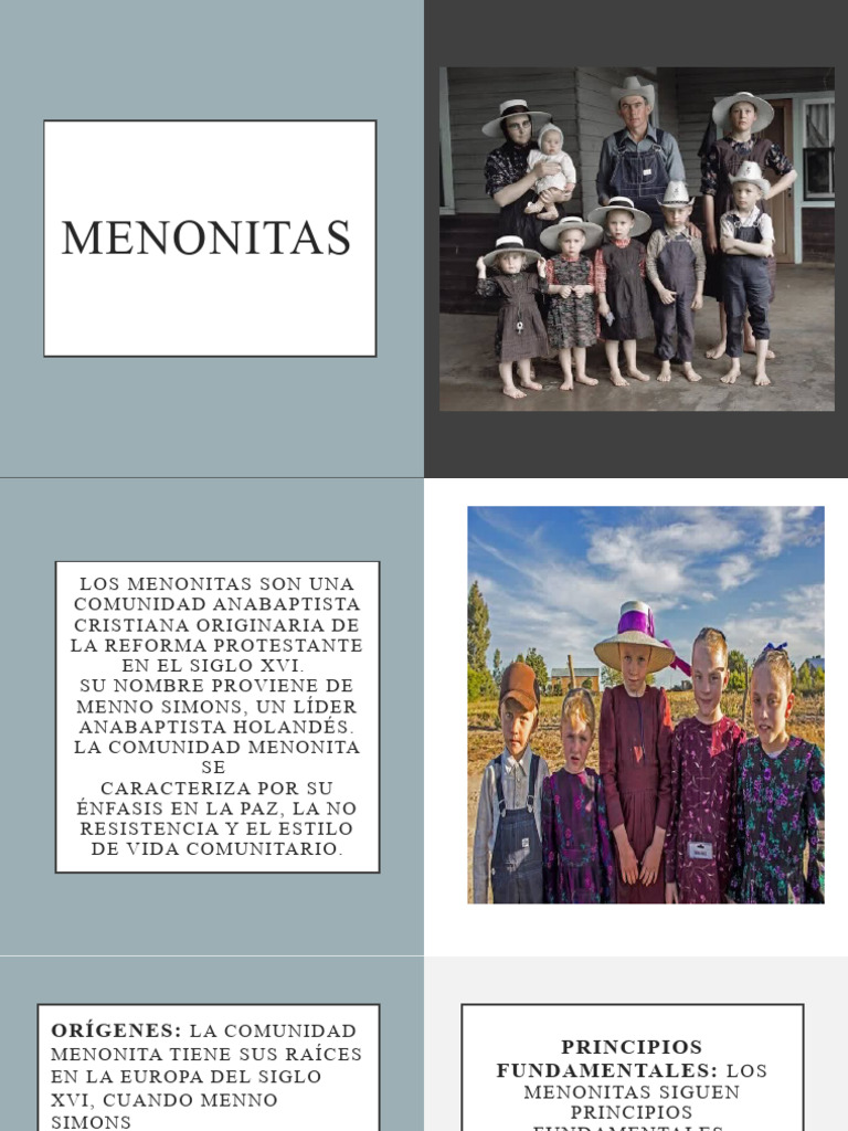 Historia y Vida de los Menonitas | PDF | Ciencias sociales | Relaciones ...