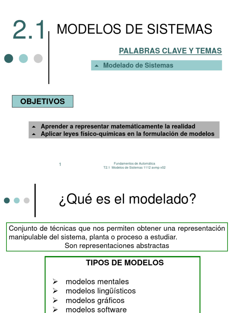 T2.1 Modelos de Sistemas 1112 Avpm v02 | PDF