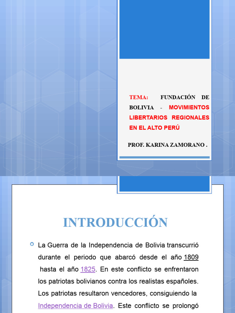 Fundación de Bolivia | PDF | Revoluciones Atlánticas | Militares de españa