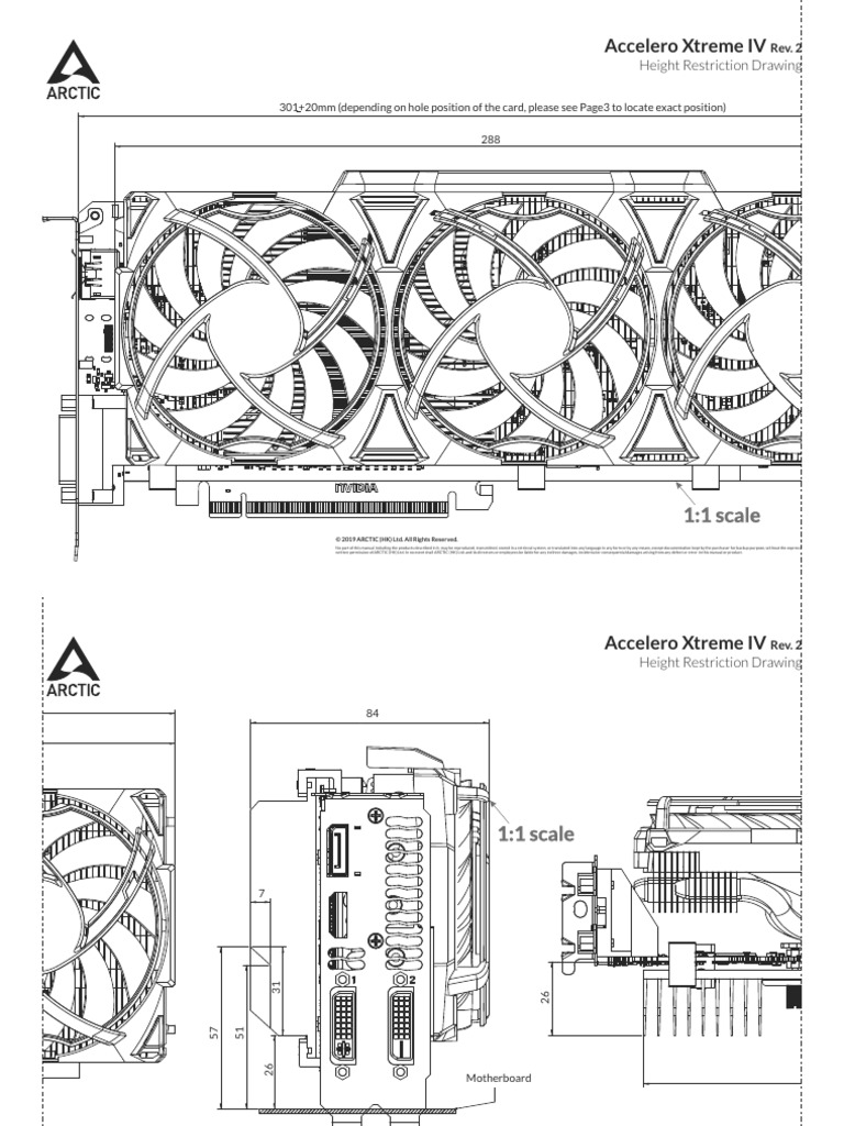 Accelero Xtreme IV Height Restriction Drawing | PDF