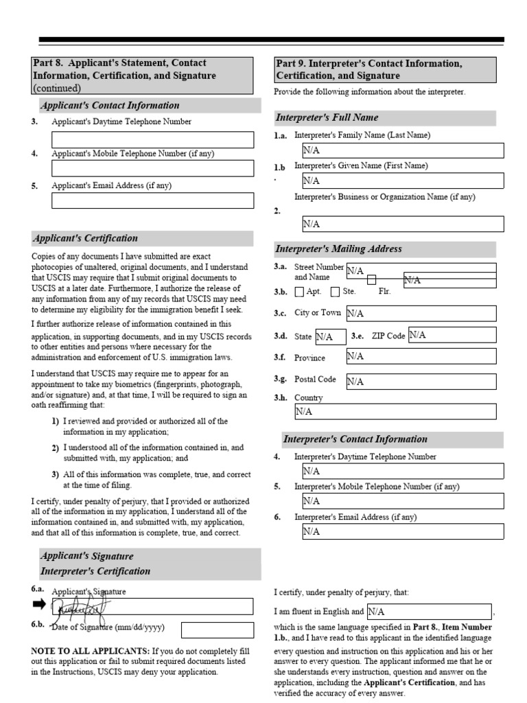 TPS para La Firma Form I 821 2 | PDF | United States Citizenship And ...