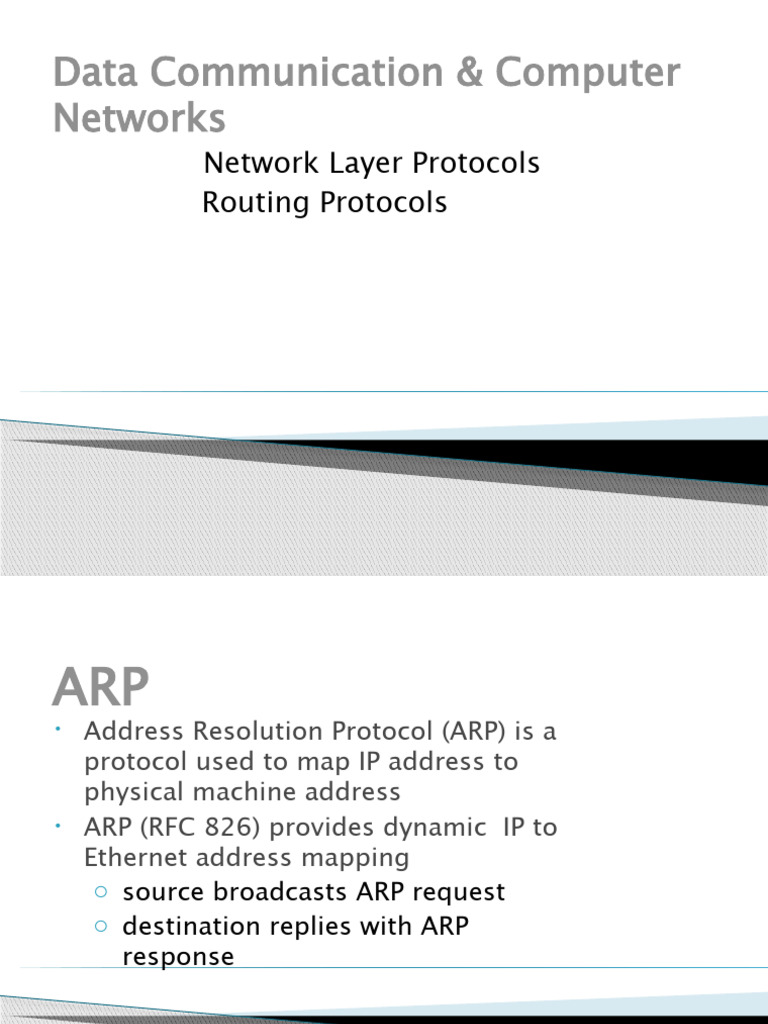 Lecture - Network Layer Protocols | PDF | Routing | Computer Network