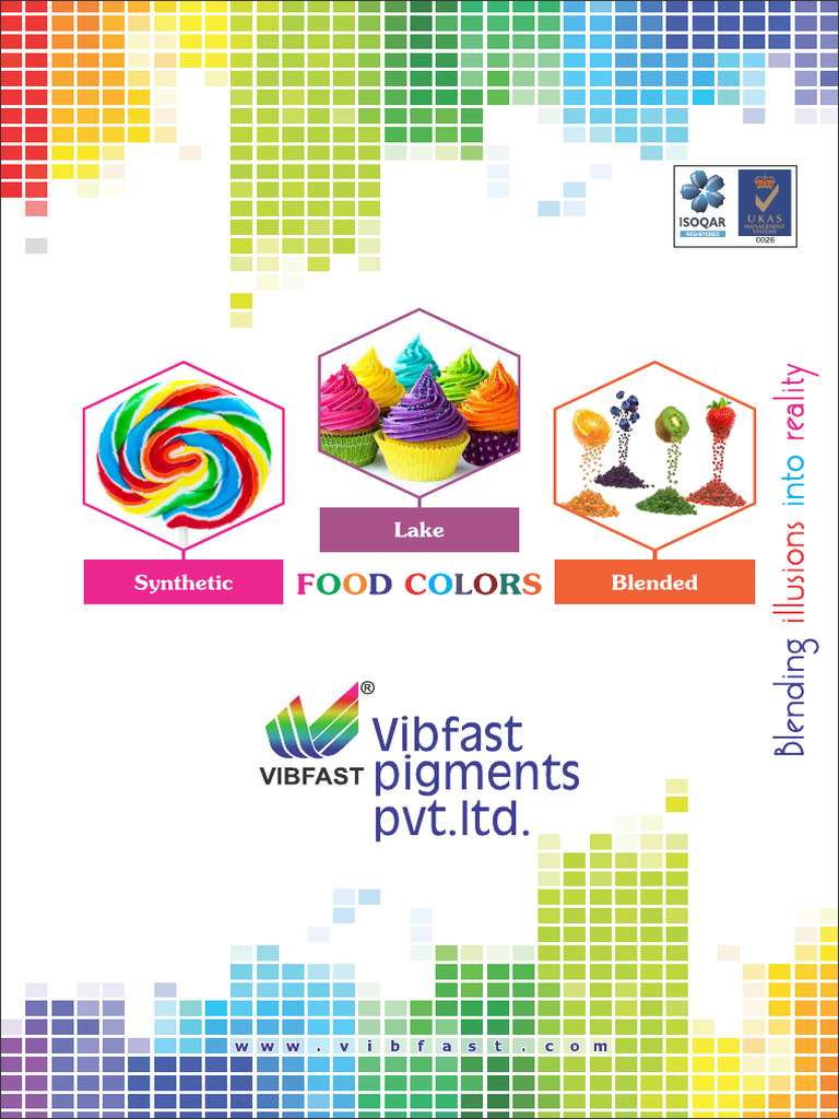 Food Colour Shade Card | PDF