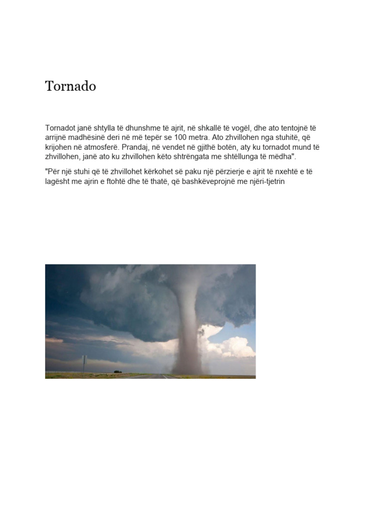Tornado | PDF