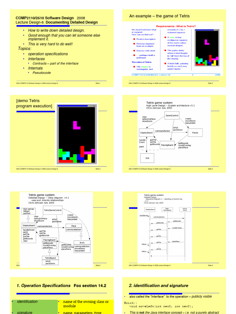 An Example! The Game of Tetris. (Demo Tetris Program Execution) | PDF ... An Example! The Game of Tetris. (Demo Tetris Program Execution) | PDF ...