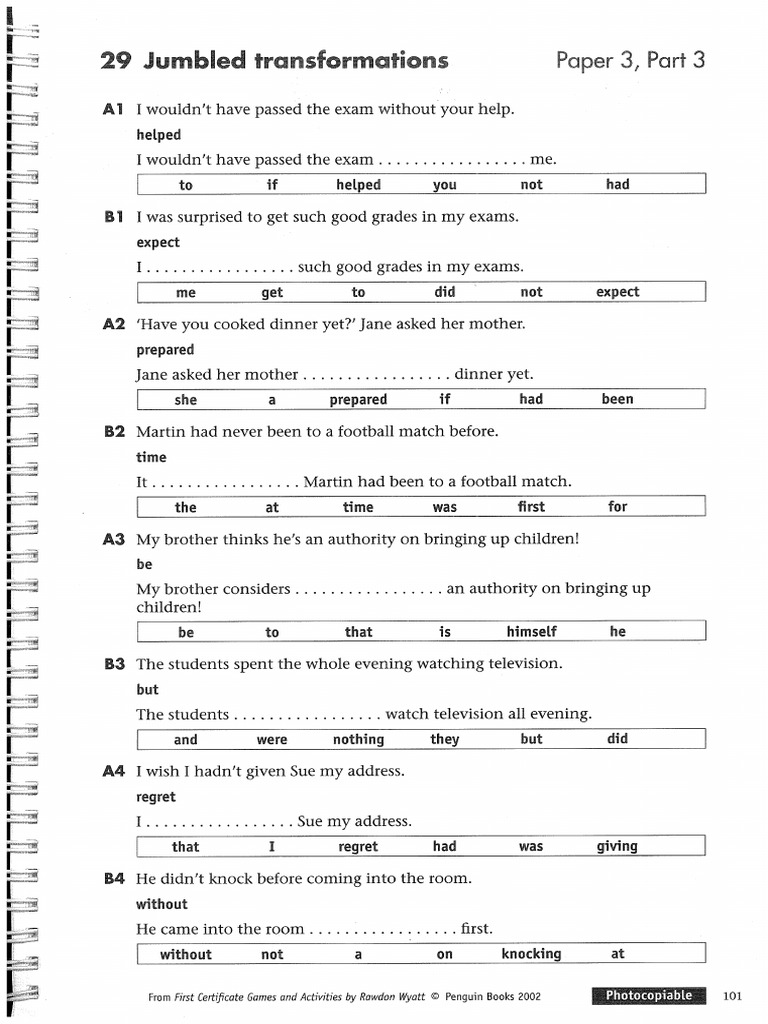 Jumbled Transformations | PDF