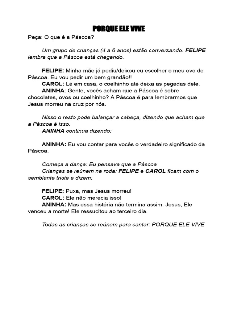 Porque Ele Vive | PDF