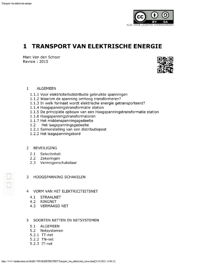 Transport Van Elektrische Energie | PDF