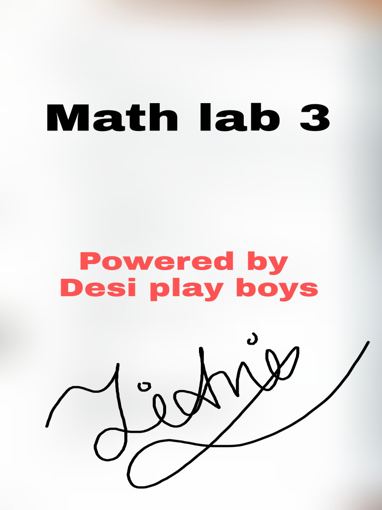 Lab 3 Part 1 | PDF