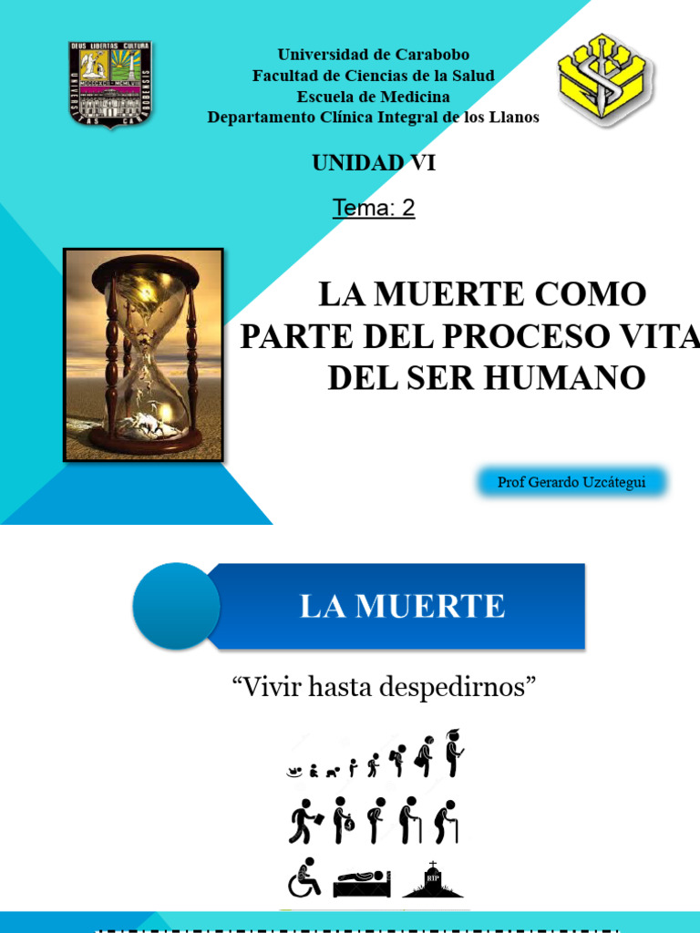 Muerte Proceso Vital y Tanatologia 2023 | PDF | Medicina | Cuidado de ...