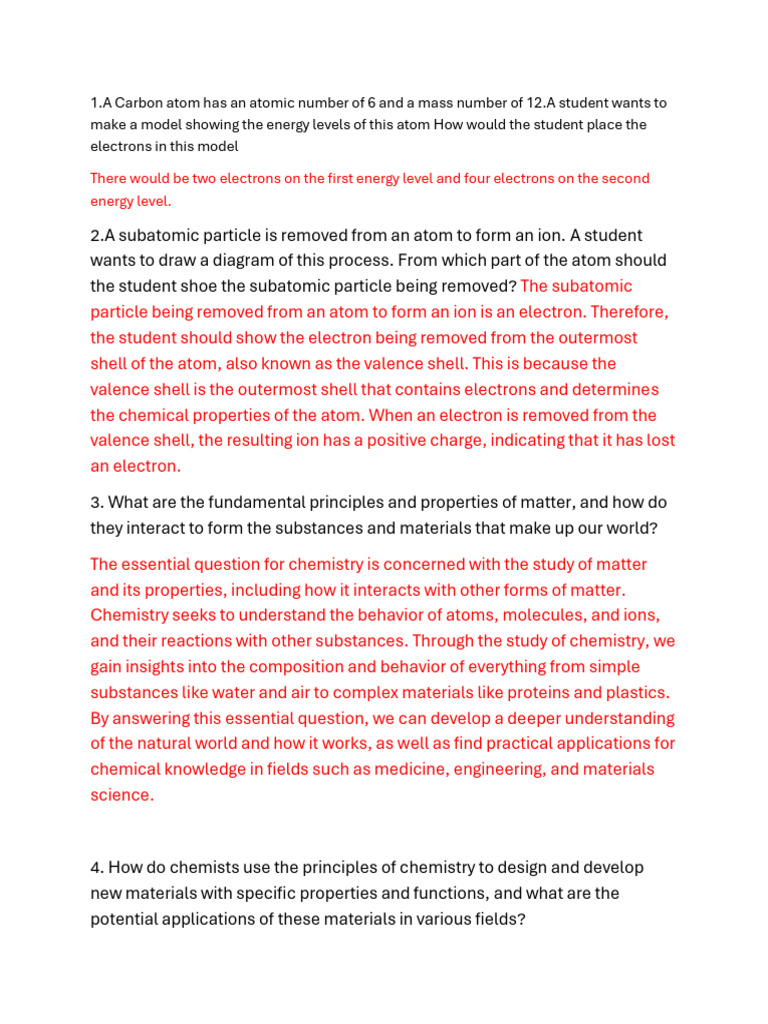 There Would Be Two Electrons On The First Energy Level and Four Electrons On The Second Energy ...