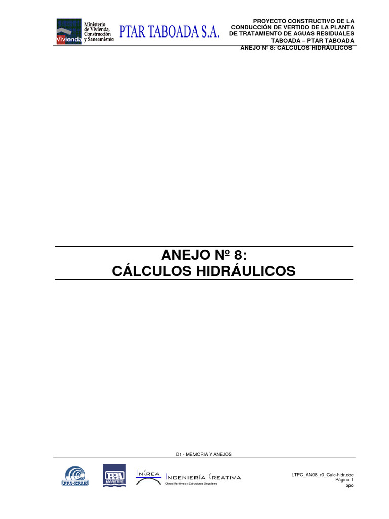 LTPC AN08 r0 Calc-Hidr | PDF | Tecnología