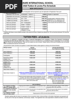 Final Fee Payment Schedule For Sem 2 2024 25 V2 | PDF | Fee | Tuition Payments