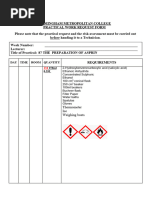 Preparation of Aspirin AH PPA Risk Assessment | PDF | Chemical ...