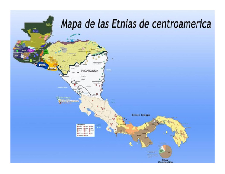 Mapa de La Etnias de Centro America | PDF