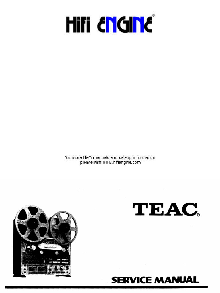 Teac x-2000r | PDF