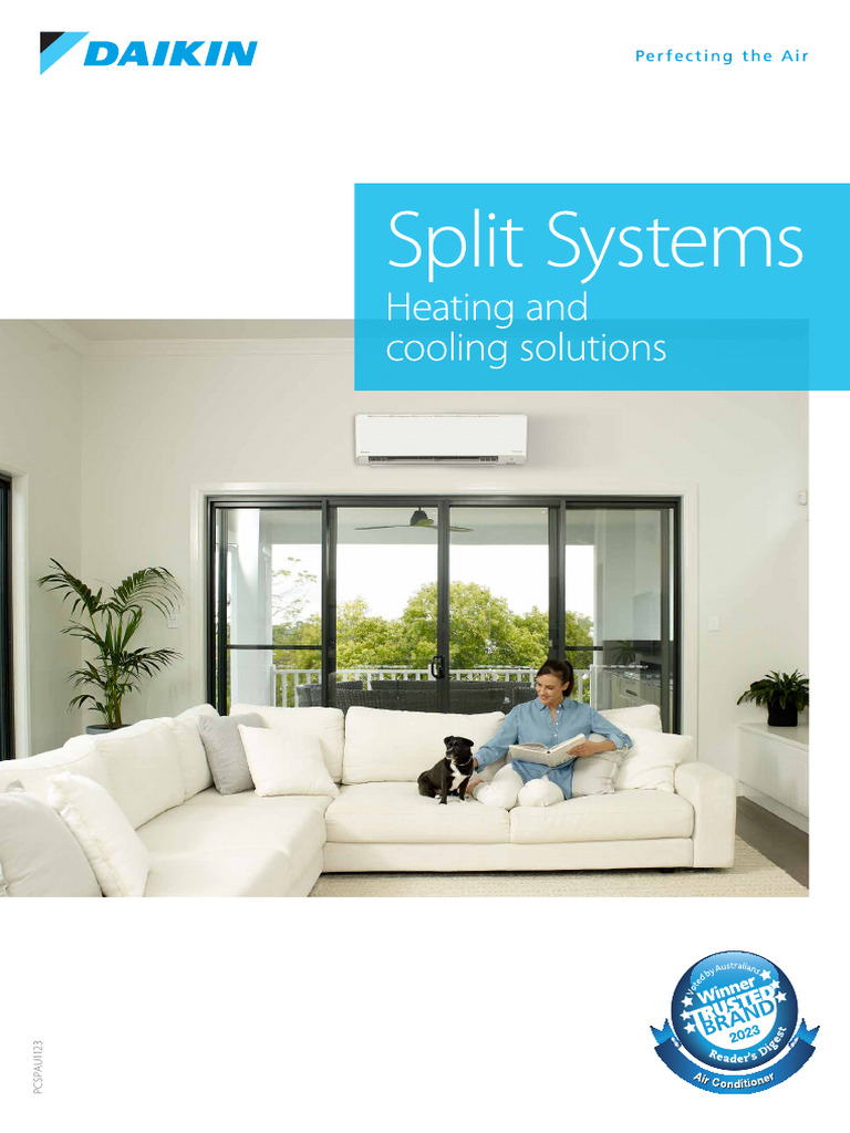 DK34 - PCSPAU1123 Daikin Split Brochure - LR | PDF