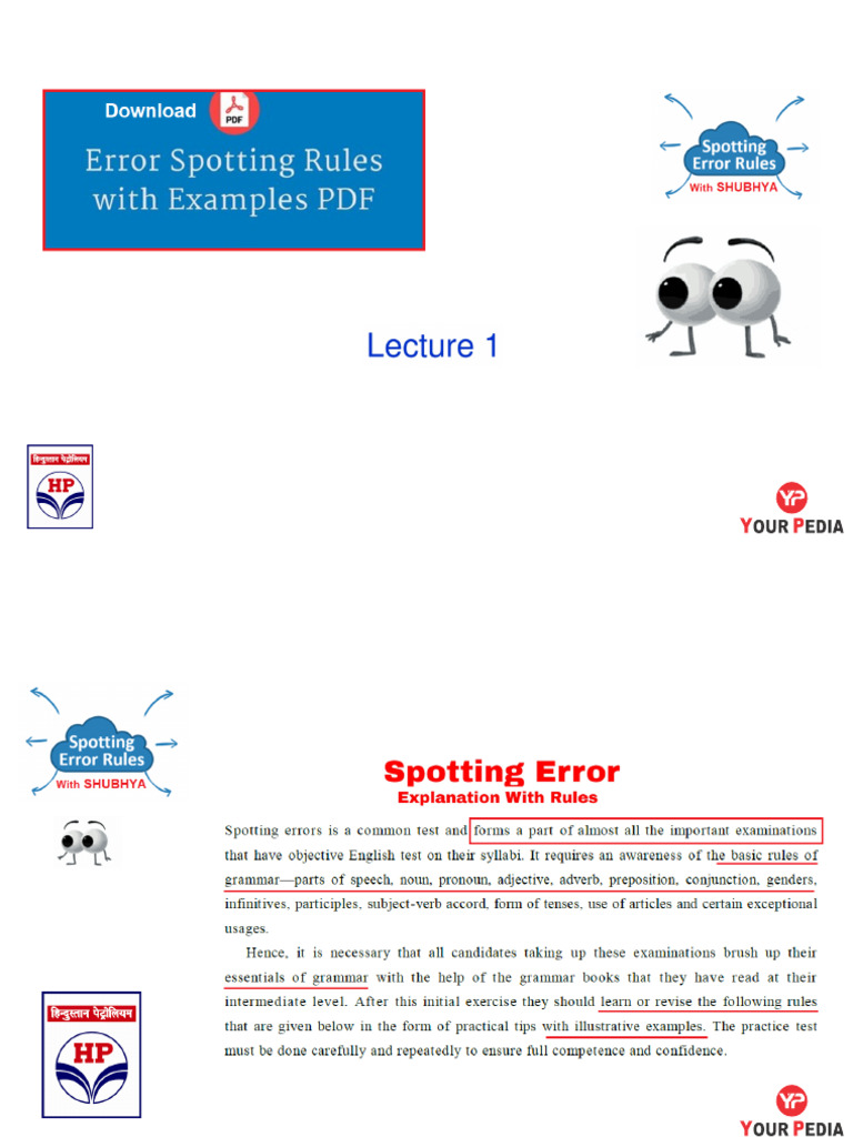 Common English Grammar Errors | PDF | Language Arts & Discipline