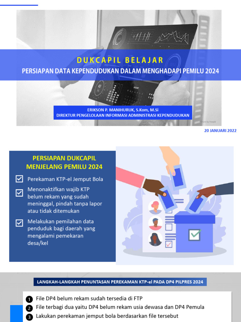 Bahan Dukcapil Belajar Data Kependudukan | PDF
