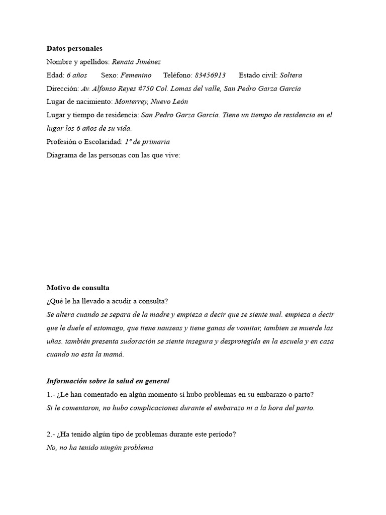 Entrevista General | PDF