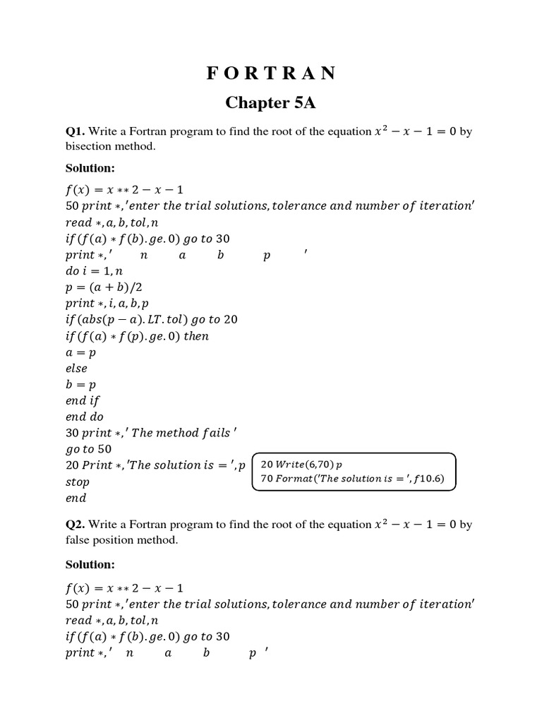 Bisection, Newton Raphson | PDF