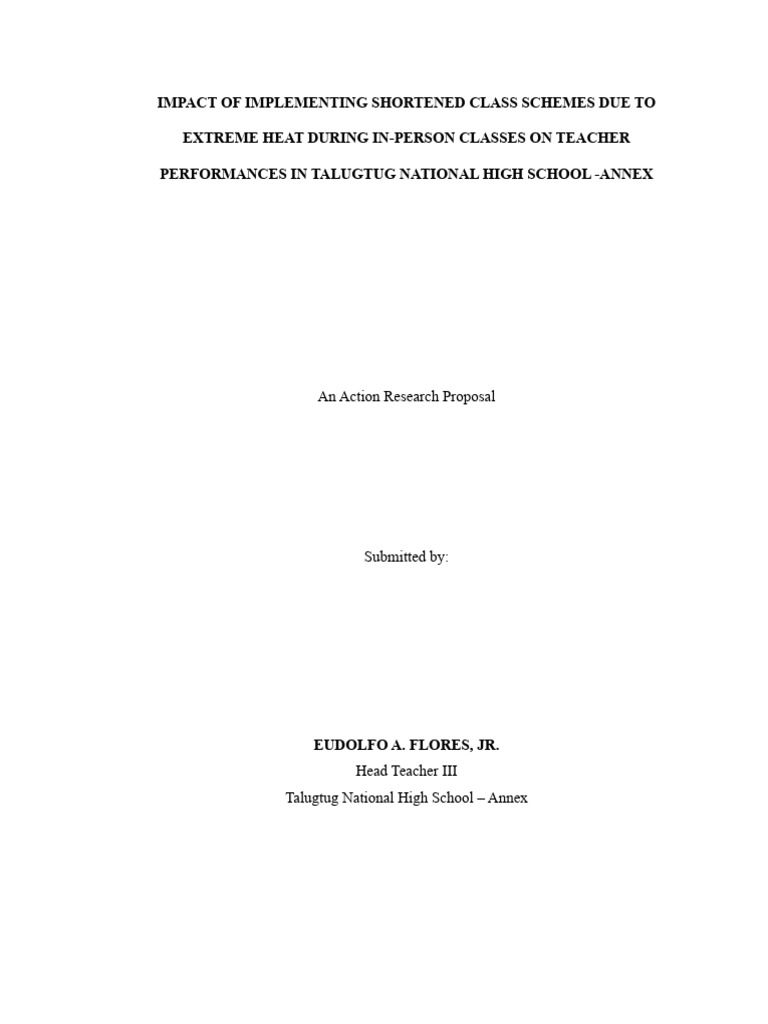 Impact of Shortened Classes on Teachers | PDF | Career & Growth | Wellness
