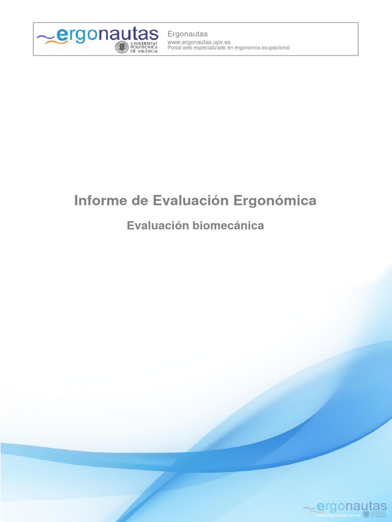 Analisis Puesto de Trabajo - Ergonautas 2023 | PDF | Factores humanos y ...