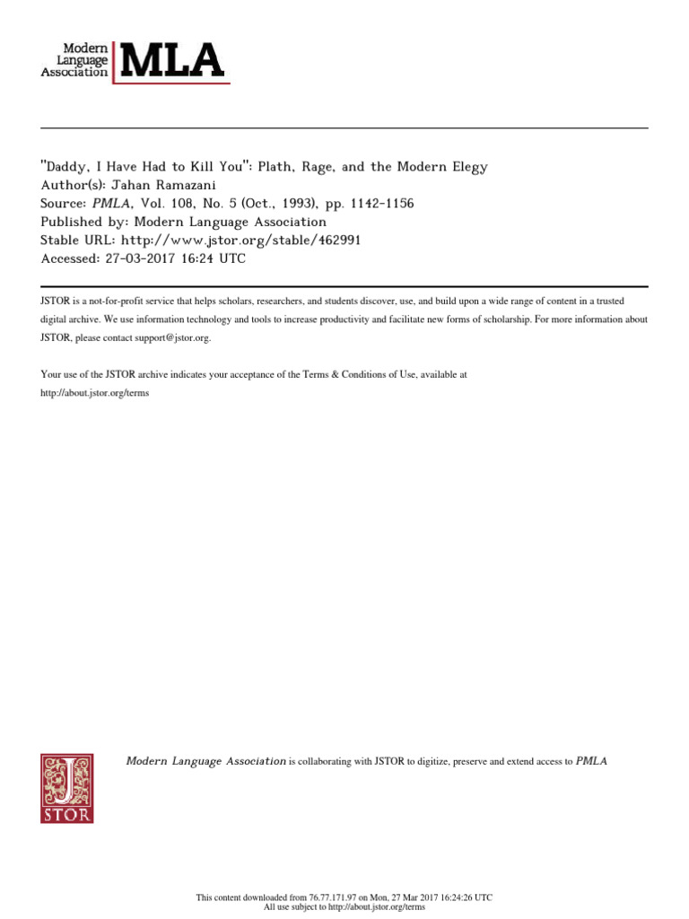 Daddy | PDF | Sylvia Plath | Poetry