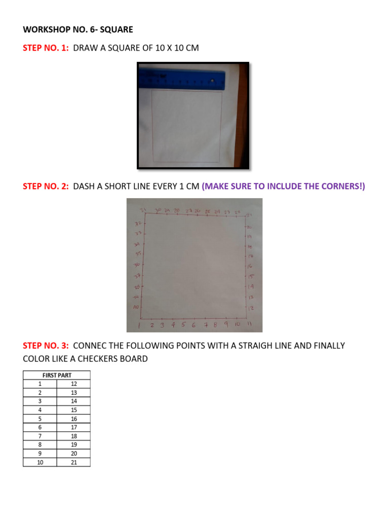 Workshop - Square Art | PDF