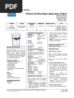 Comex Prof Vinilica High Performance Mate | PDF | Pintar | Pinturas