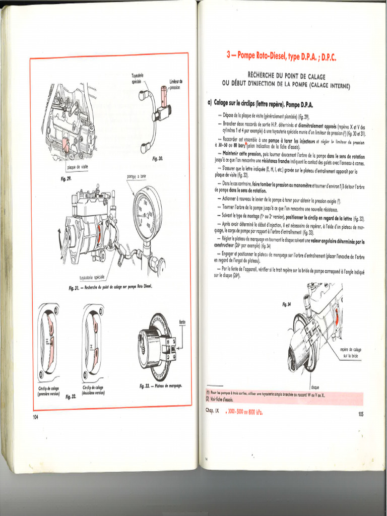 Ressources Calage Pompe D'injection Roto-Diesel Circlips | PDF