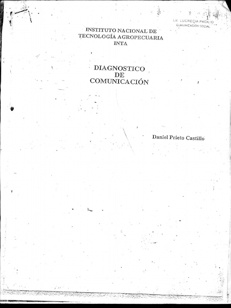 Prieto-Castillo Diagnostico Comunicacion | PDF