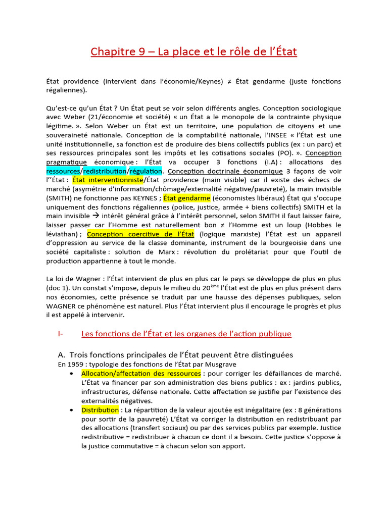 Chapitre 9 Éco | PDF