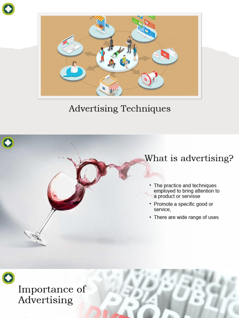 Advertising Techniques SF | PDF | Advertising | Brand