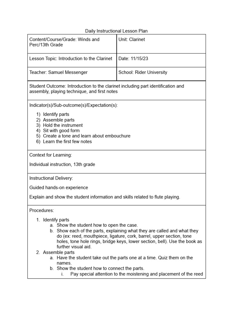 Lesson Plan 4-2 | PDF | Language Arts & Discipline