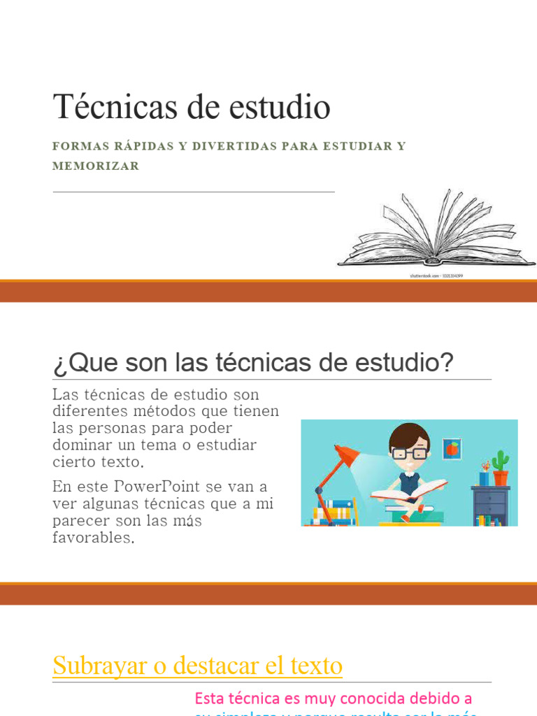Técnicas de Estudio 2.0 de Catalina Moraga | PDF