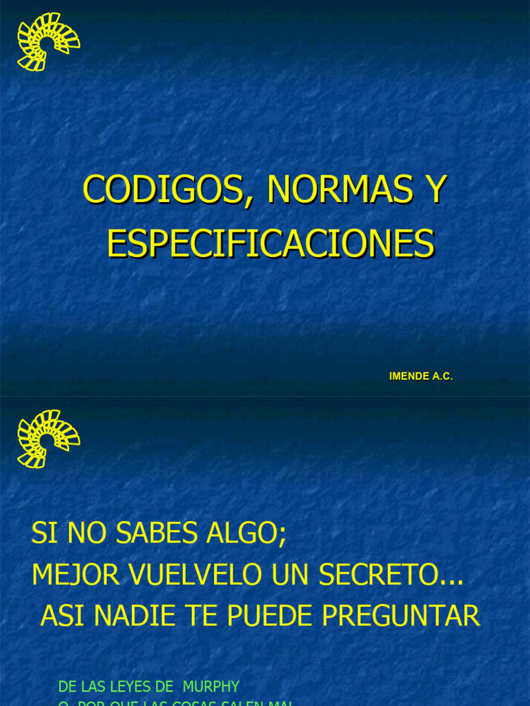 07 Codigos y Normas | PDF