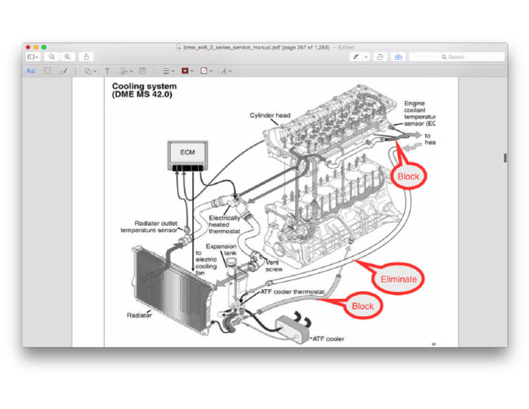Coolant Flow M54B30 Modification | PDF