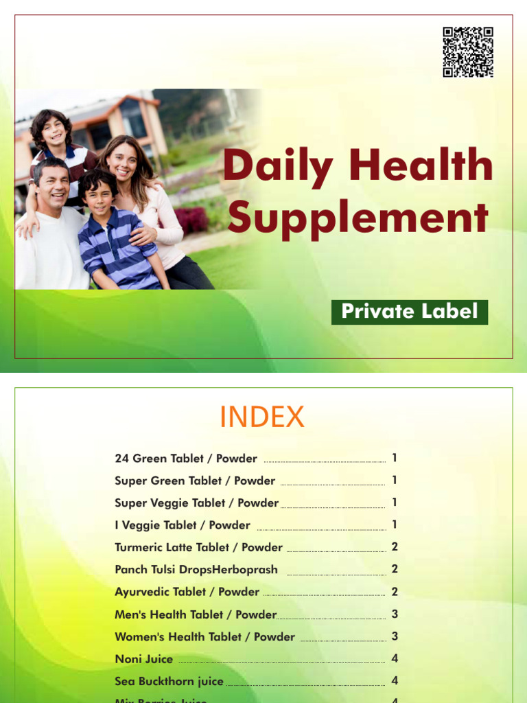 Daily+Health+Supplement Compressed | PDF | Tablet (Pharmacy) | Turmeric