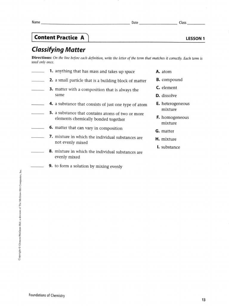 CH 7 Lesson 1 Practice Handout | PDF