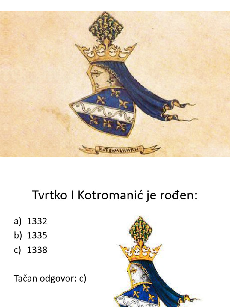 Tvrtko I Kotromanic | PDF