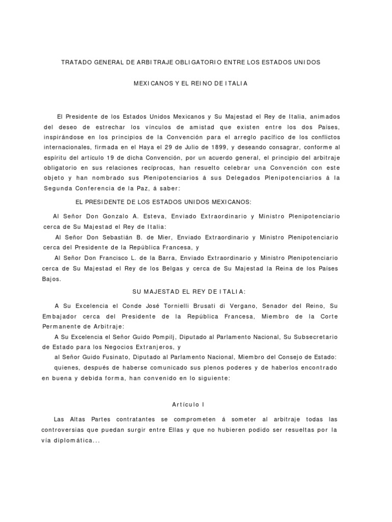 CI U5 Act2 Italia Arbitraje | PDF | Sentencia (ley) | Embajador