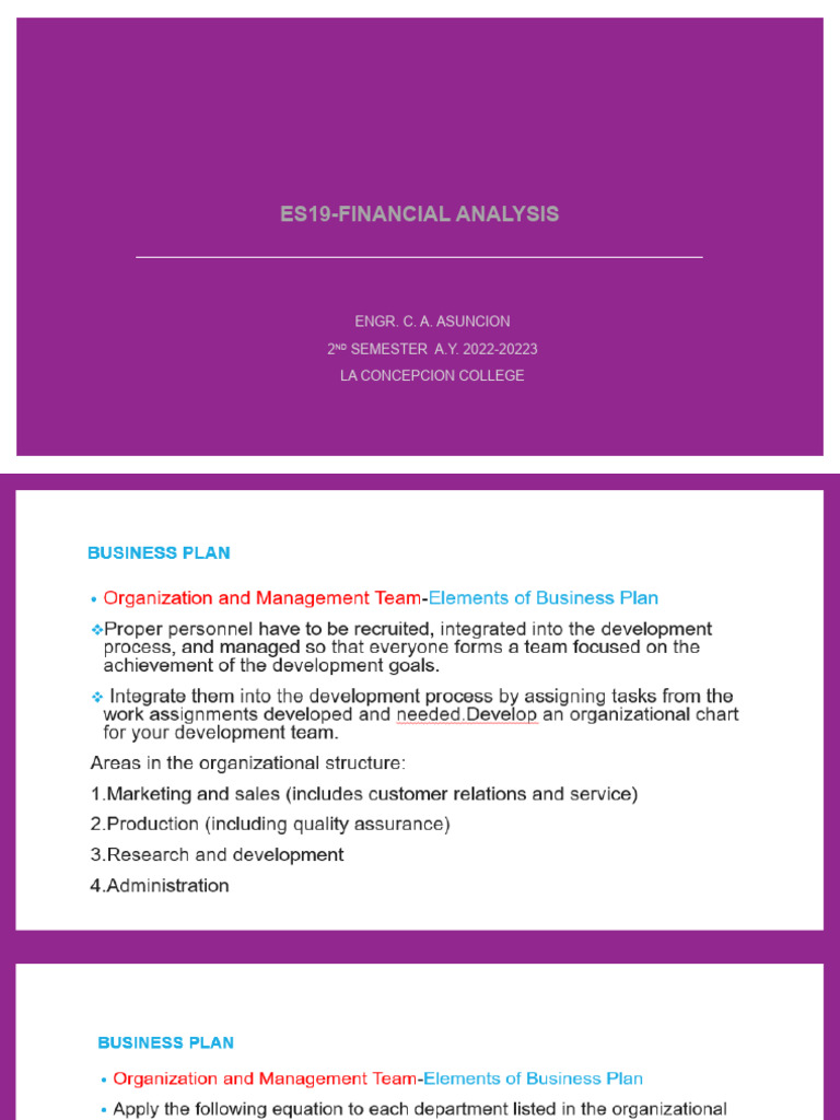 ES19-Financial Analysis-March 29,2023 | PDF | Finance & Money Management